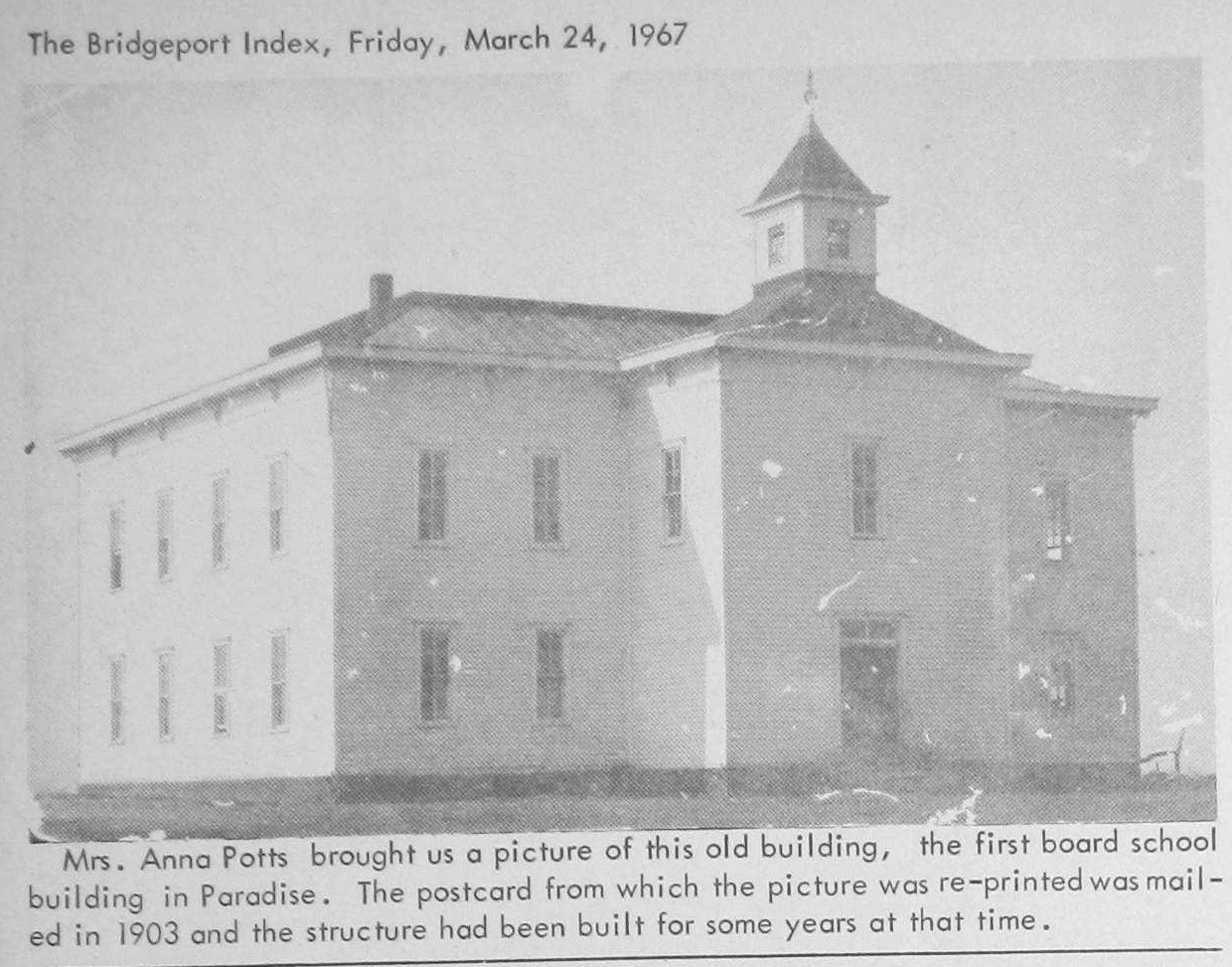 Cottondale School in Wise County Texas